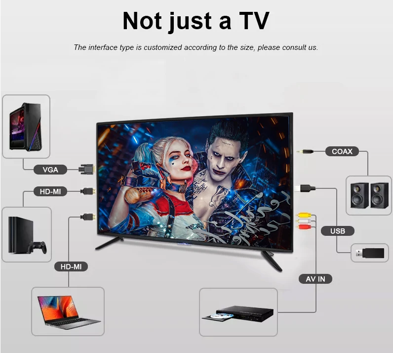 55 Inch Tv Display 2k Smart Led Tv China Factory Cheap Android Smart Tv ...