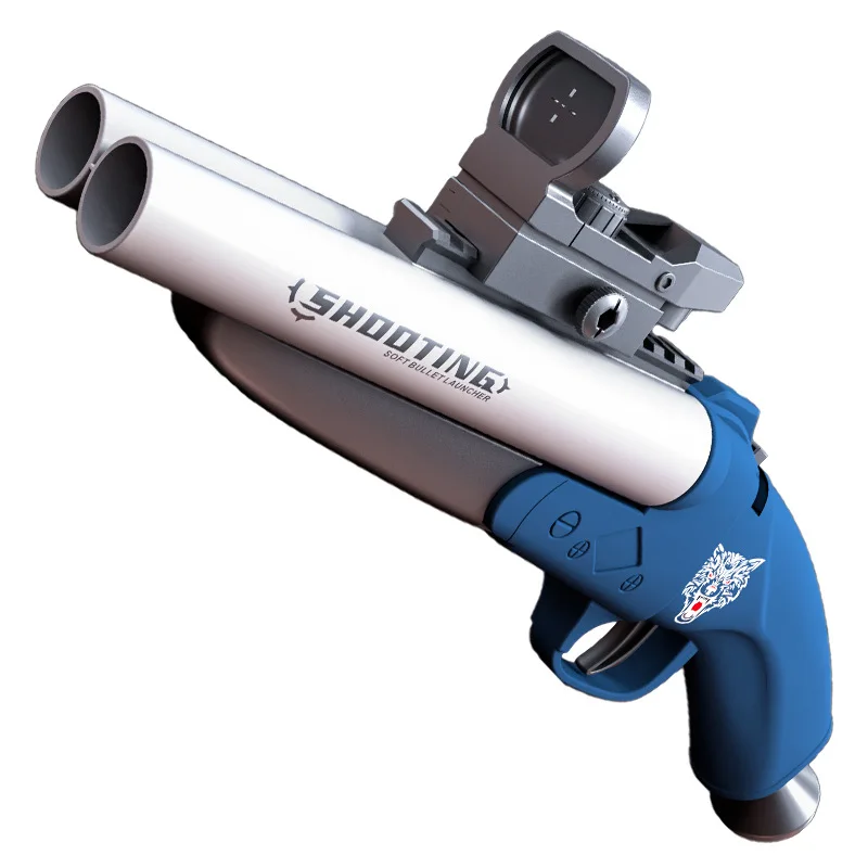 Alibaba.com: S686 Double-barreled Toy Gun with Sponge Bullets, Safe for ...