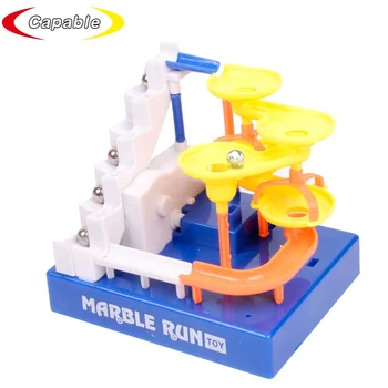 Stem Toys Intelligence Diy Assembled Electric Marble Run Blocks For ...