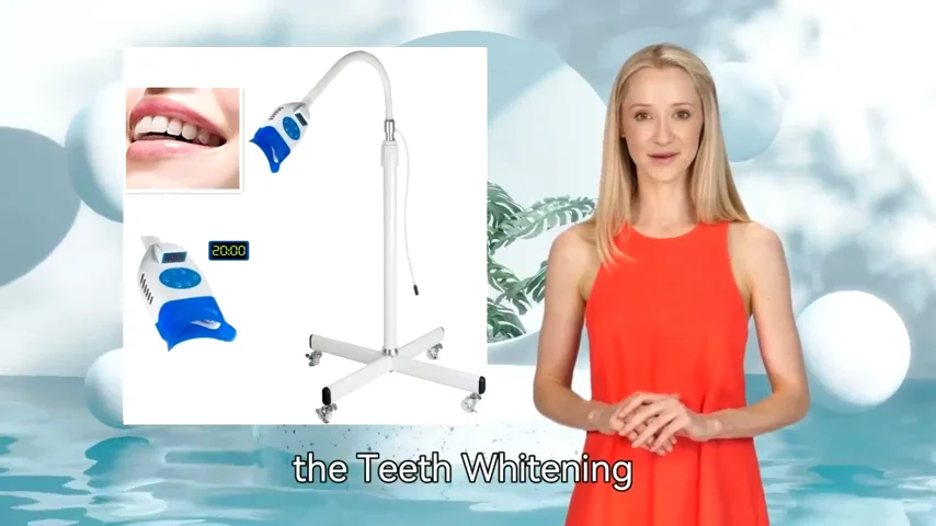 Dental Floor Standing Type Teeth Whitening Bleaching Unit With 10pcs ...