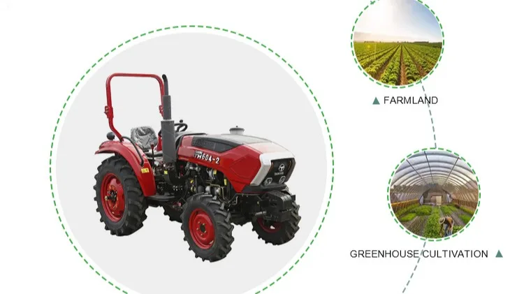 Farm New 4wd Multi-functional Tractores Cheap Price 60 Hp Compact Mini ...