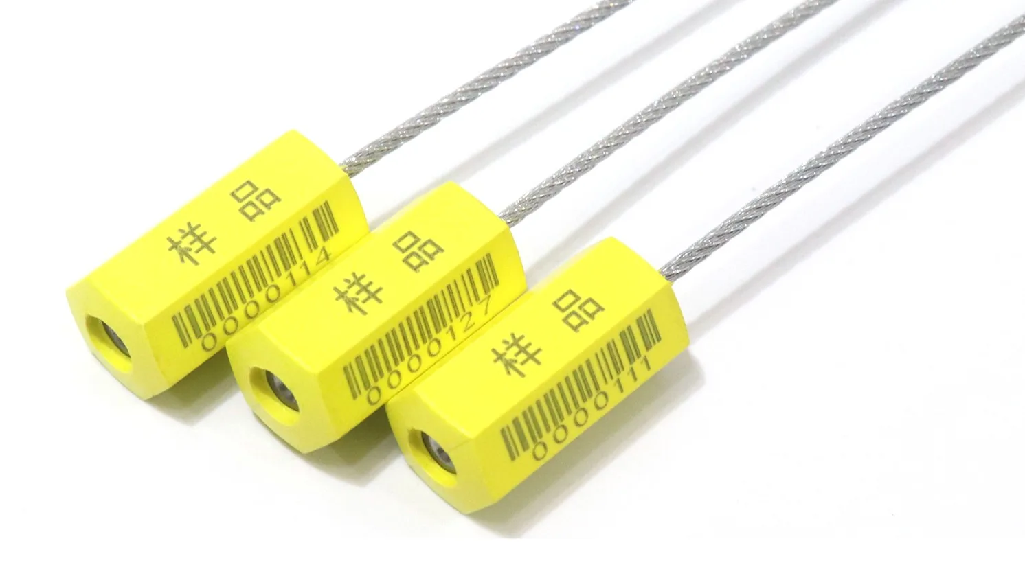 Disposable Anti-theft Tightening Steel Wire Seal Container Sealed With ...