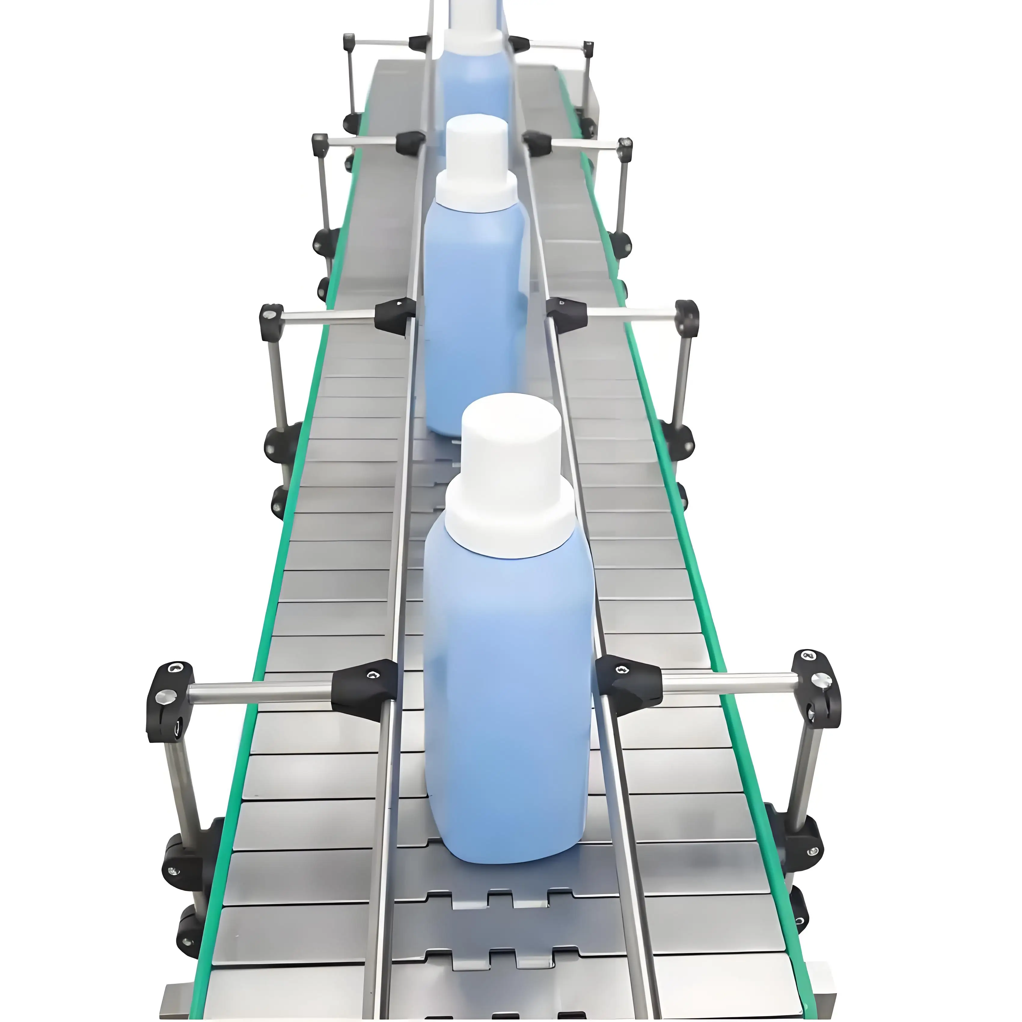 Automatic Flat Table Top Chain Conveyor for Beverage Bottle Packing