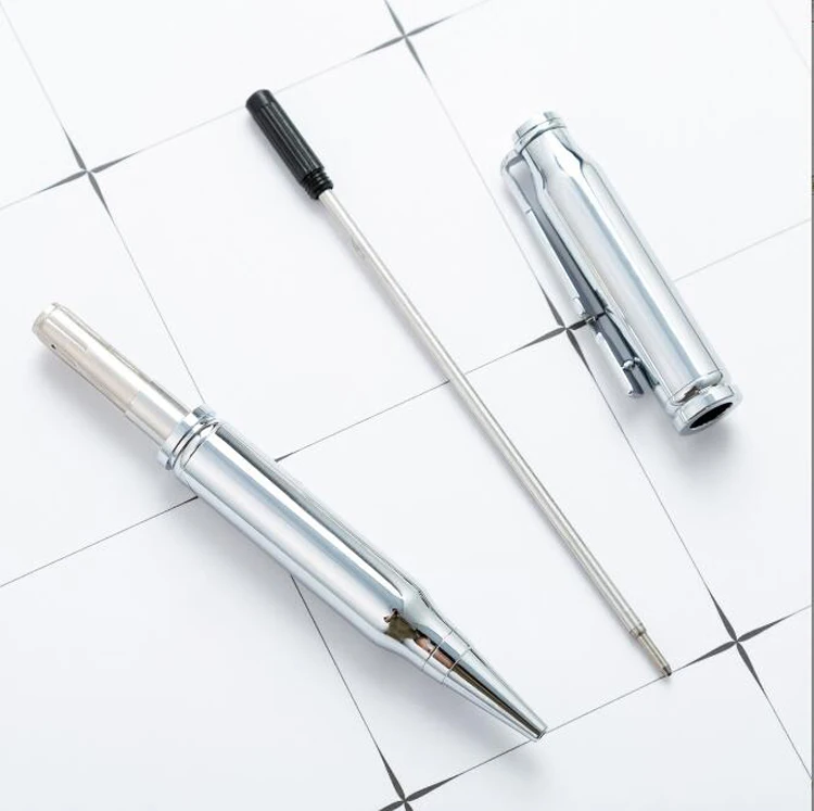 NM-016New Golden Bullet Shaped Bolt Action Tactical Pen Metal Luxury ...