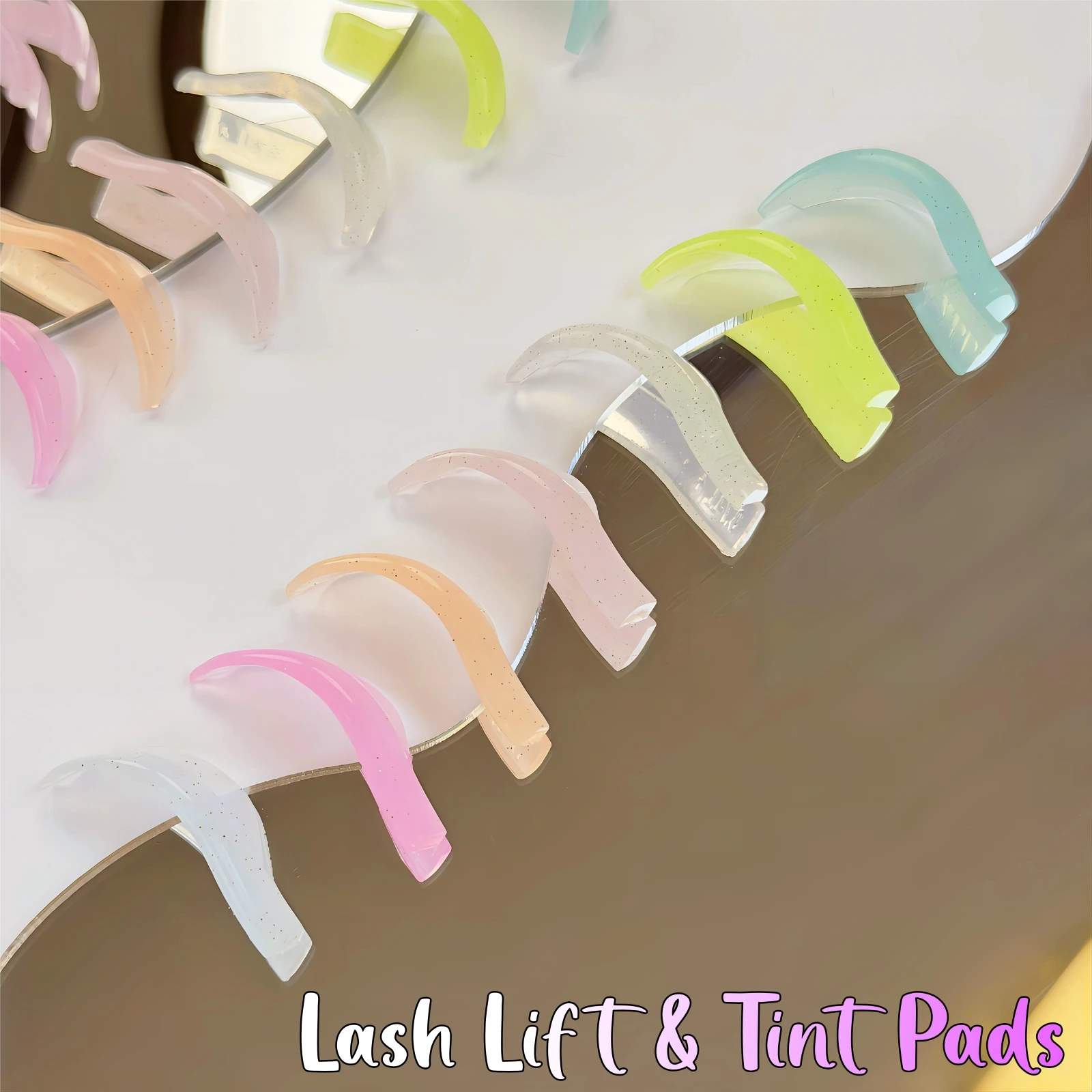 Self-sticky Lash Lift Shields Glue Free Eyelash Lifting Pad 9 Size Katya Vinog Shield No Glue ...