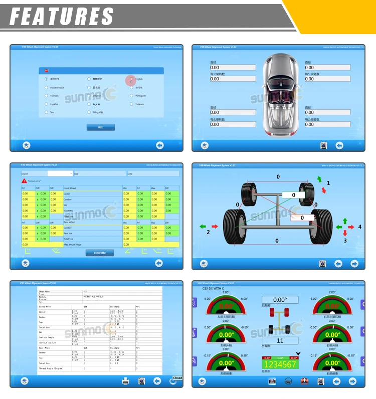 Sunmo Ccd Wheel Aligner Wheel Alignment Machine - Buy Cheap 3d Car ...