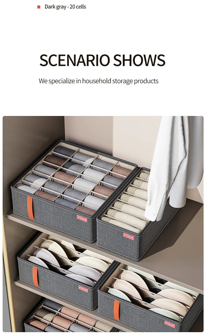 Efficient Wardrobe Organization with Han Feizi Storage Bins