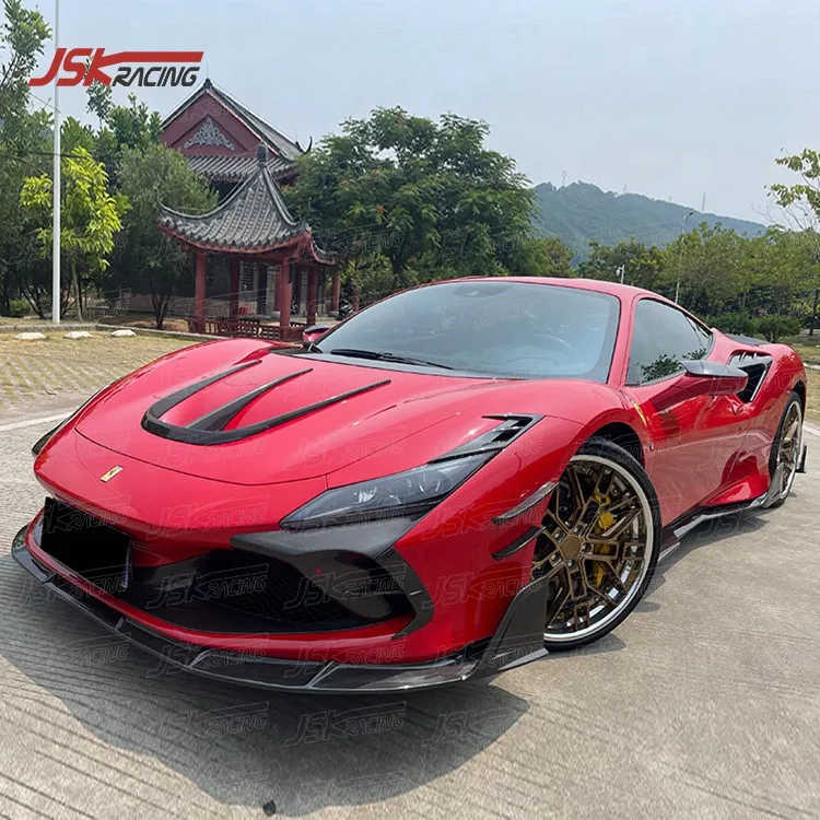 M Style Dry Carbon Fiber Half Body Kits For 2015-2018 Ferrari 488 - Buy ...