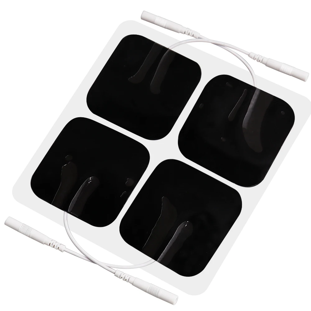 Tens Electronic Pulse Massager Digital Physiotherapy Machine Electrodes ...