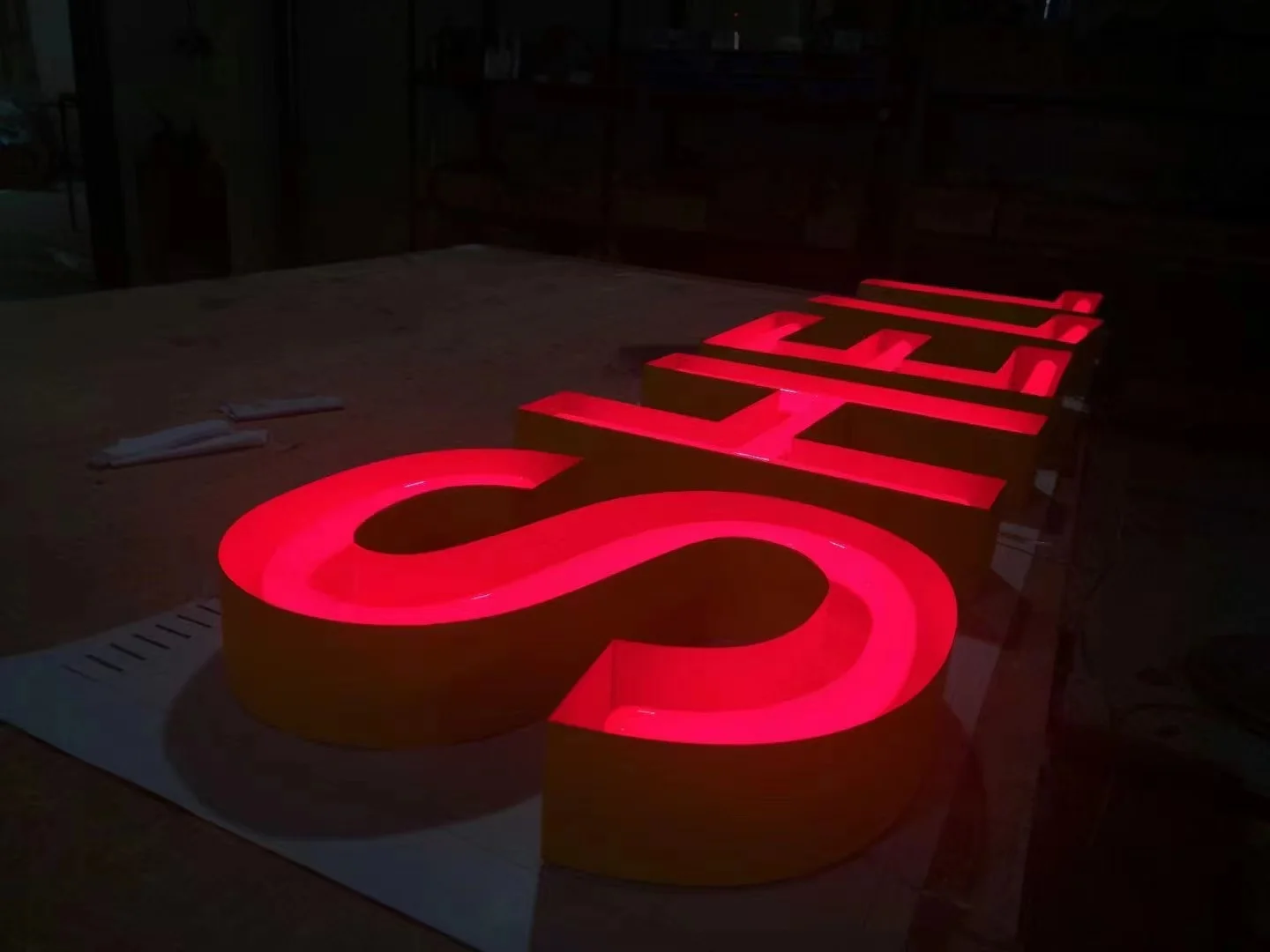 Company Introduction Letter 3d Letter Full Led Acrylic 3d Letter Sign ...