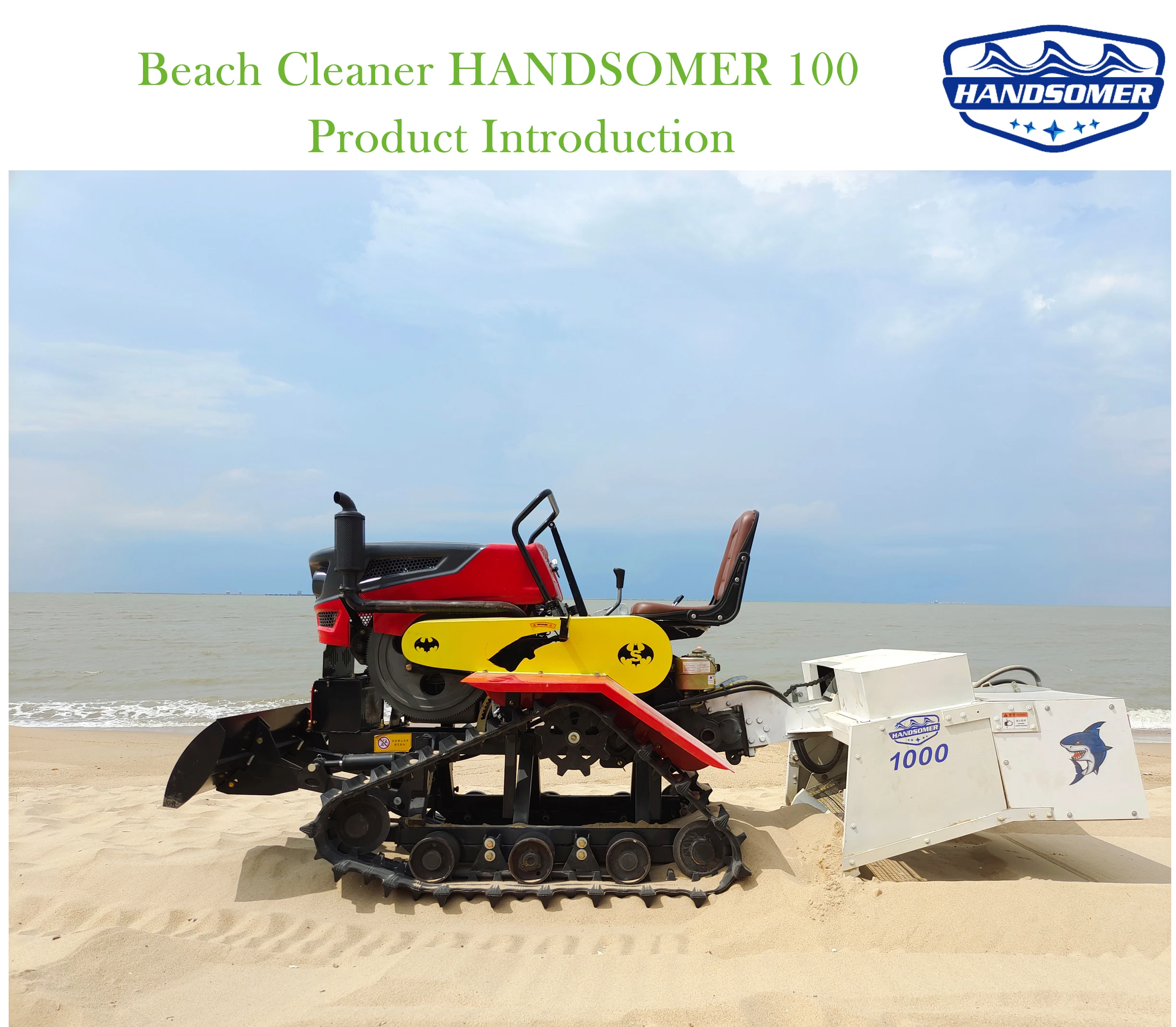 HANDSOMER 1000 Beach Sweeper - Efficient Cleaning Solutions
