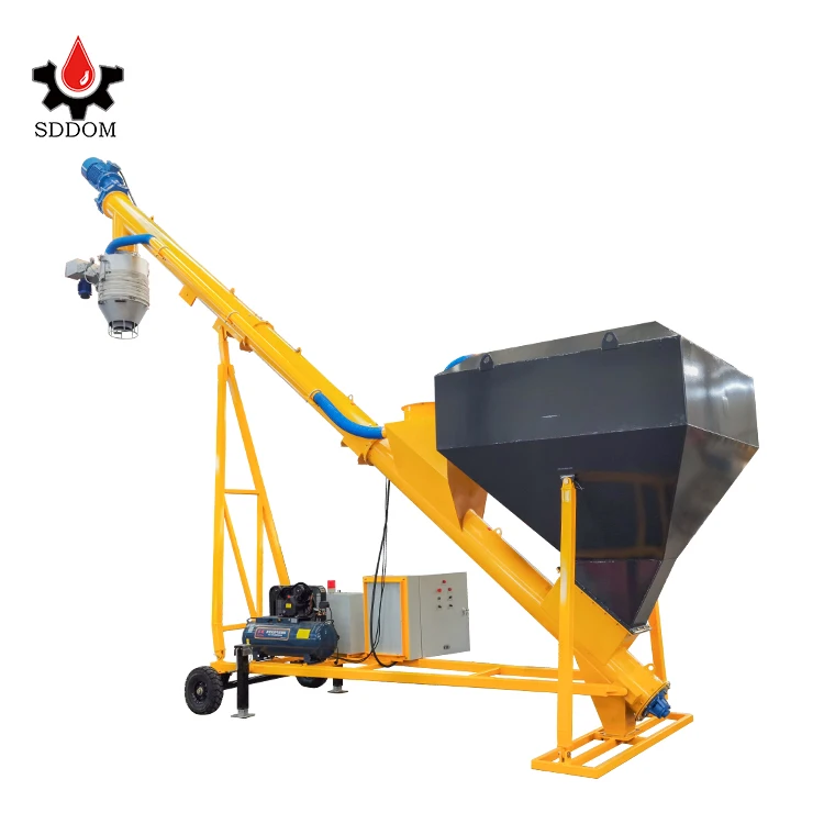 Cement Hopper Screw Conveyor Dust Collector and Cement Loading Machine ...