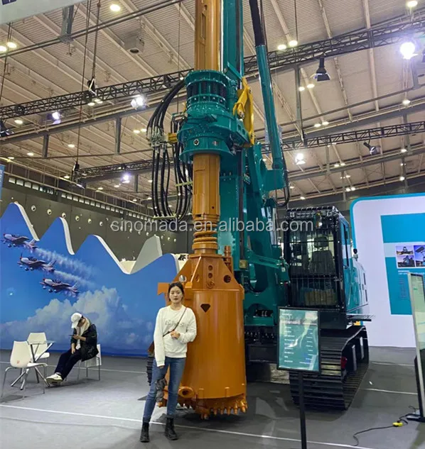 Pile Rock Pile Driver SWDM60 Mini Rotary Drilling Rig Ing Machine For ...