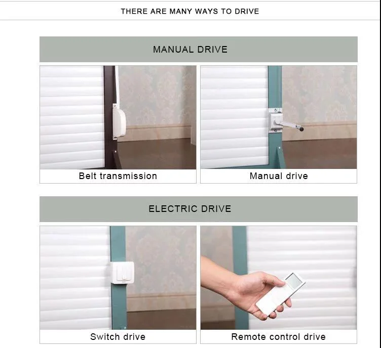 Aluminum Internal Domestic Outside Security Protection Motorized ...