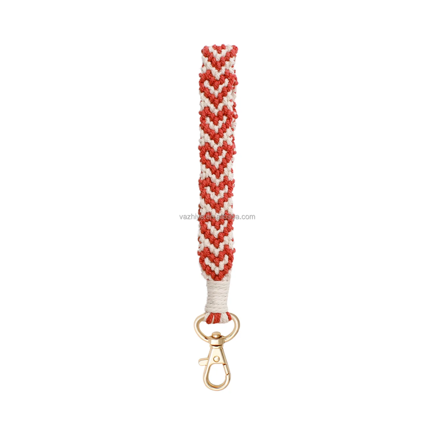 New Arrival Personalized Woven Braided Heart Shape Strap Wrist Wristlet ...