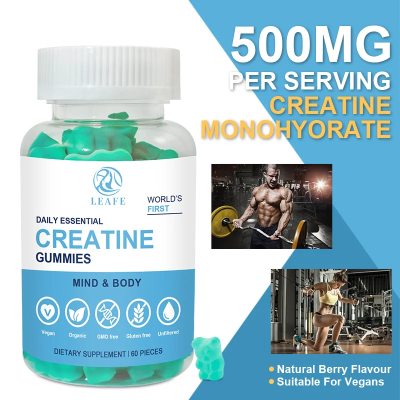 Customized Pre Workout Supplement - Creatine Monohydrate Gummies