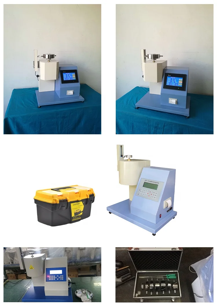 ASTM D1238 Melting Point Apparatus Thermoplastics Melt Flow Index ...