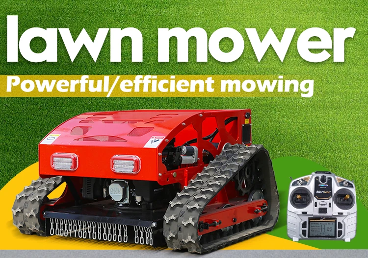 All-terrain High Productivity Remote Control Lawn Mower New Condition ...
