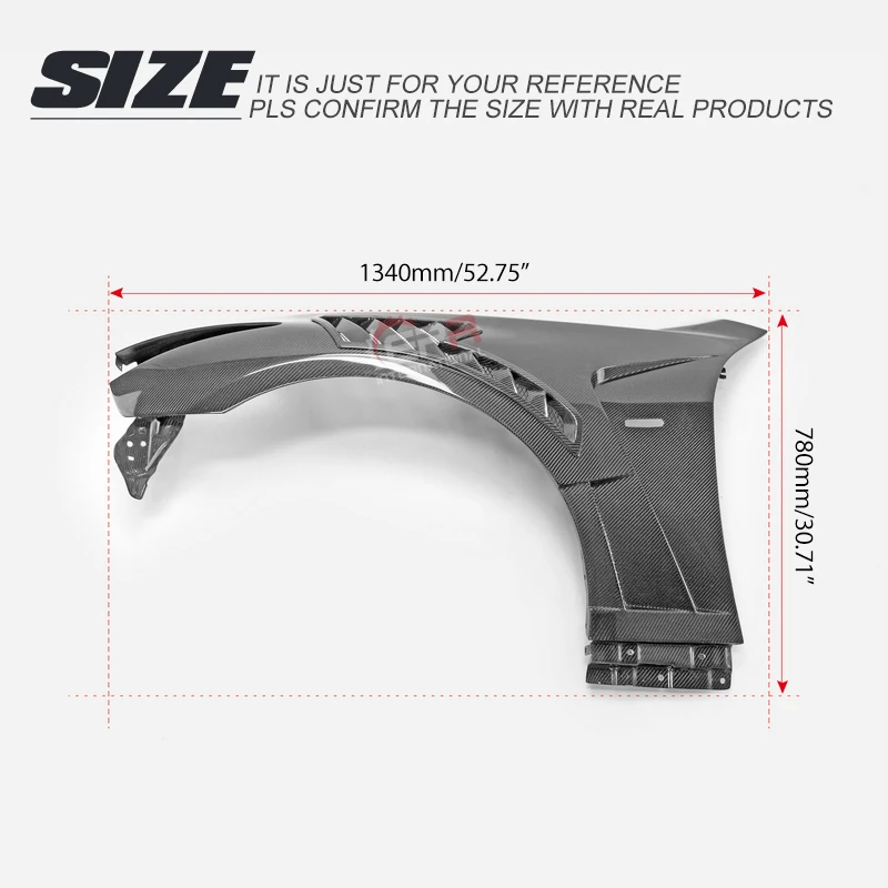 EPR New for Infiniti G37 Coupe EPA ATTK Type Front Vented Fender (with ...