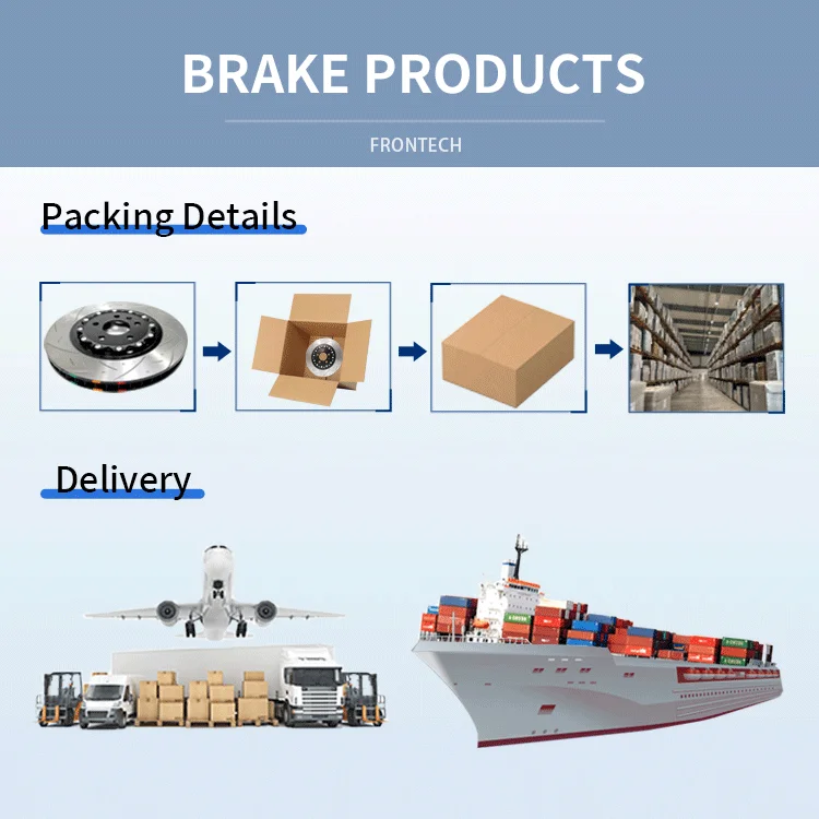 OEM Replacement Wavy Rotor Brake Disc - Frontech Quality