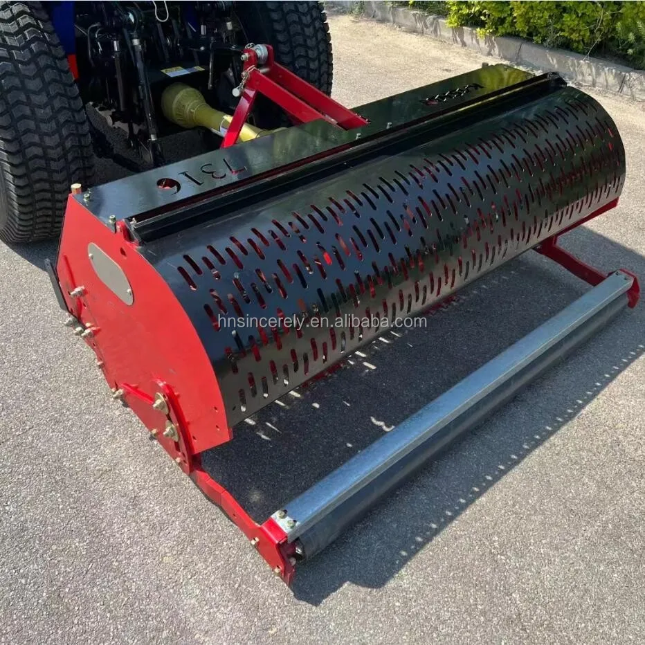 Tractor Drive Big Lawn Maintenance Punching Machine Core Lawn Aerator ...