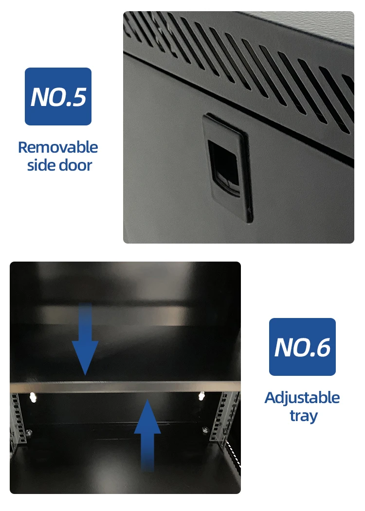 9U Wall Mounted Network Cabinet - Secure & Versatile Storage