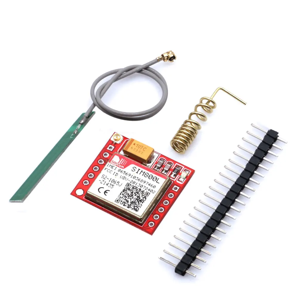 SIM800L GPRS GSM Module Core Quad-band TTL Serial Port IPX Interface ...