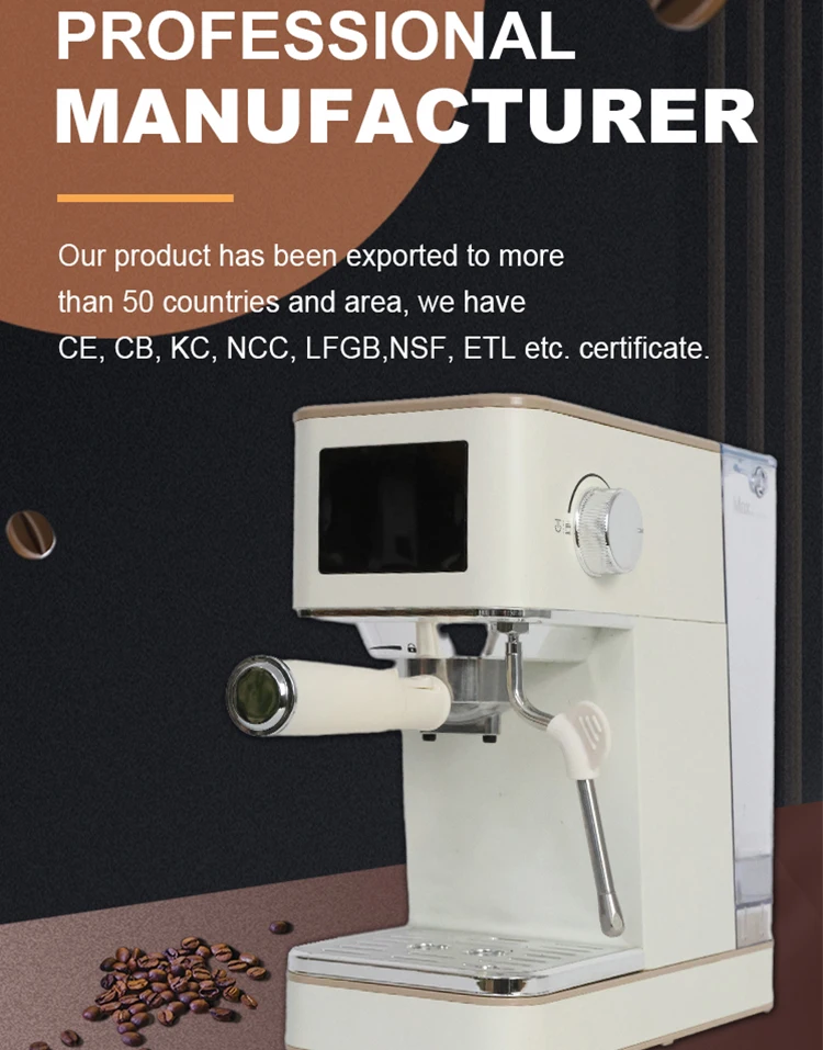 Espresso Coffee Maker Semiautomatic Coffee Machine Maker Expresso ...