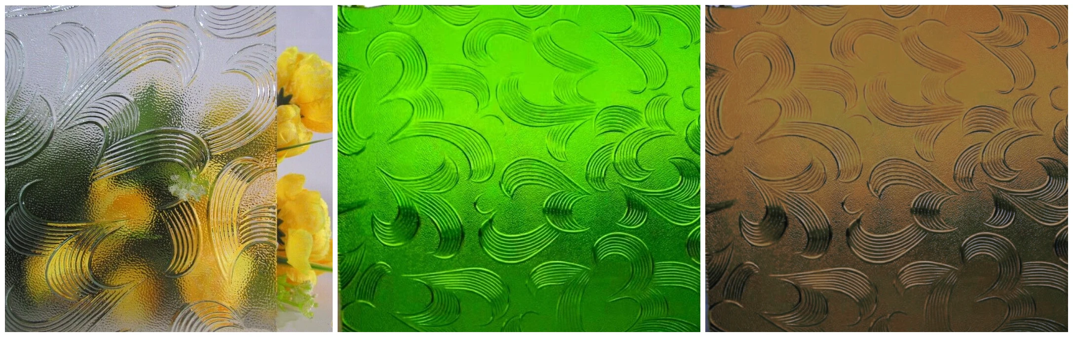 Beautiful Glue Chip Mistlite Flyfot Balcony Window Figured Patterned ...