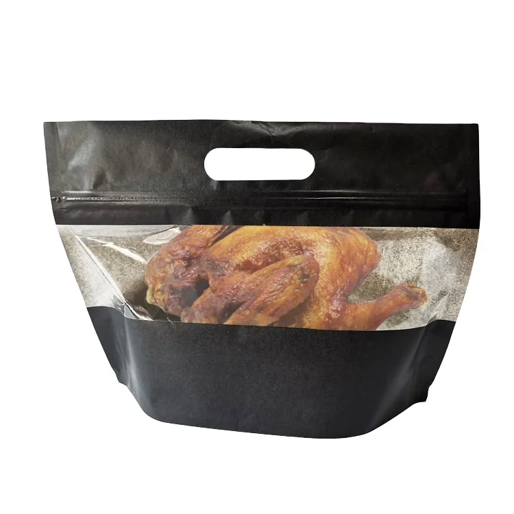 Roasted Chicken Packaging Grease Proof Bags For Grilled Chicken Bag ...