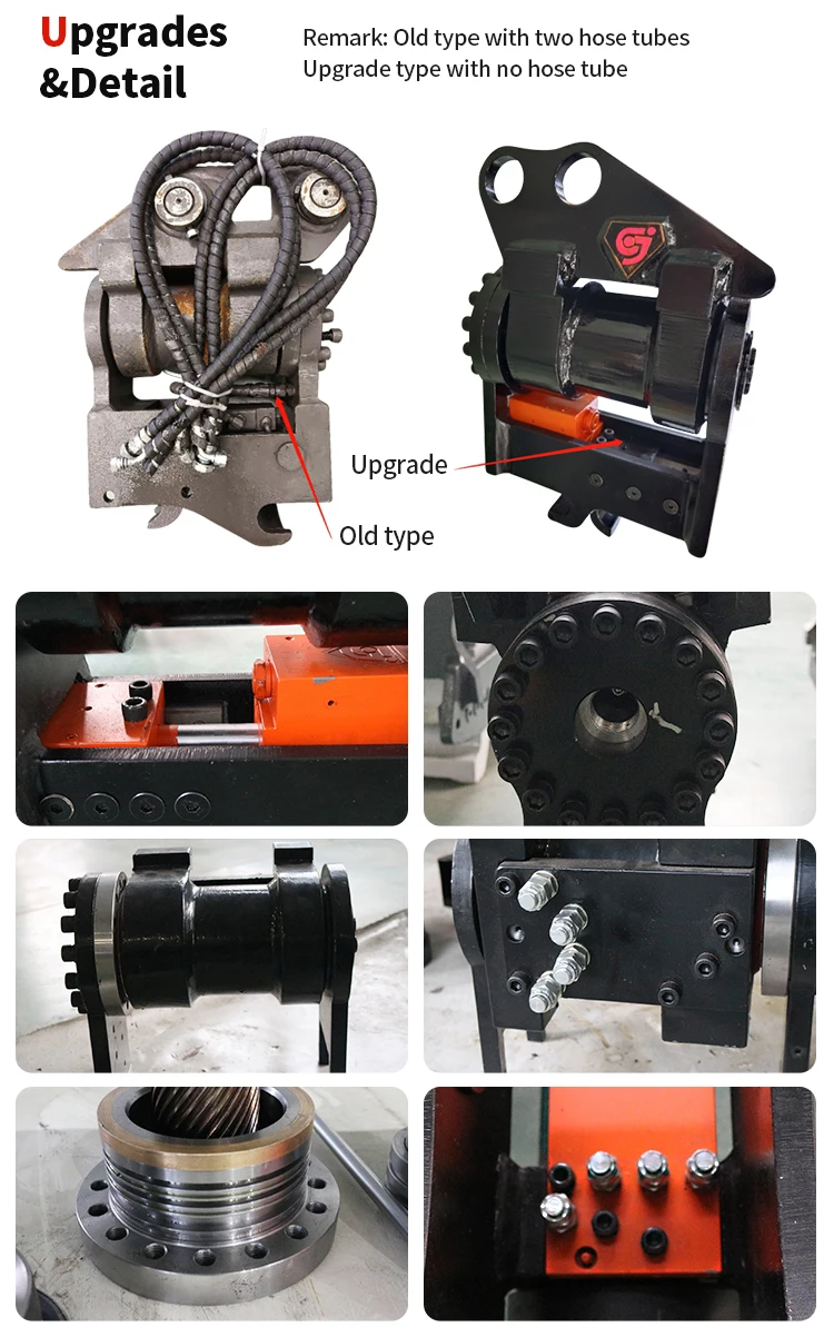 GJEM Power Tilt Tilt Rotating Quick Hitch Excavator 2t