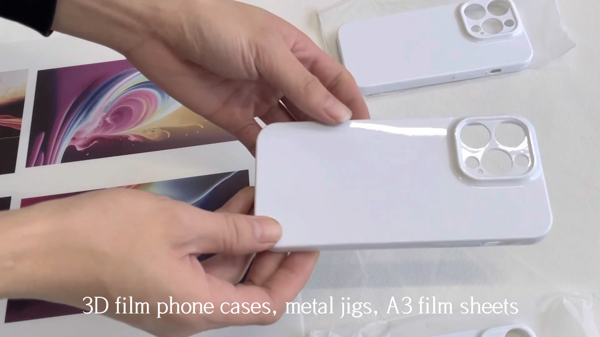 Blank Custom 3d Full Wrapped Sublimation Film Phone Cases Protector For ...