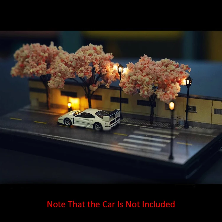 1/64 Scale Parking Lot Display Case Mini Diorama Model Car Storage ...