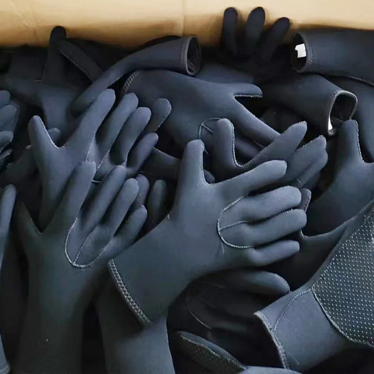Custom Logo Neoprene Diving Gloves - Thermal & Anti-slip