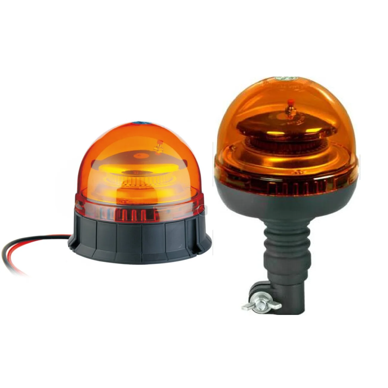 Flexible Pole Mount Amber Rotating Flashing Beacon Lamp Heavy Duty ...