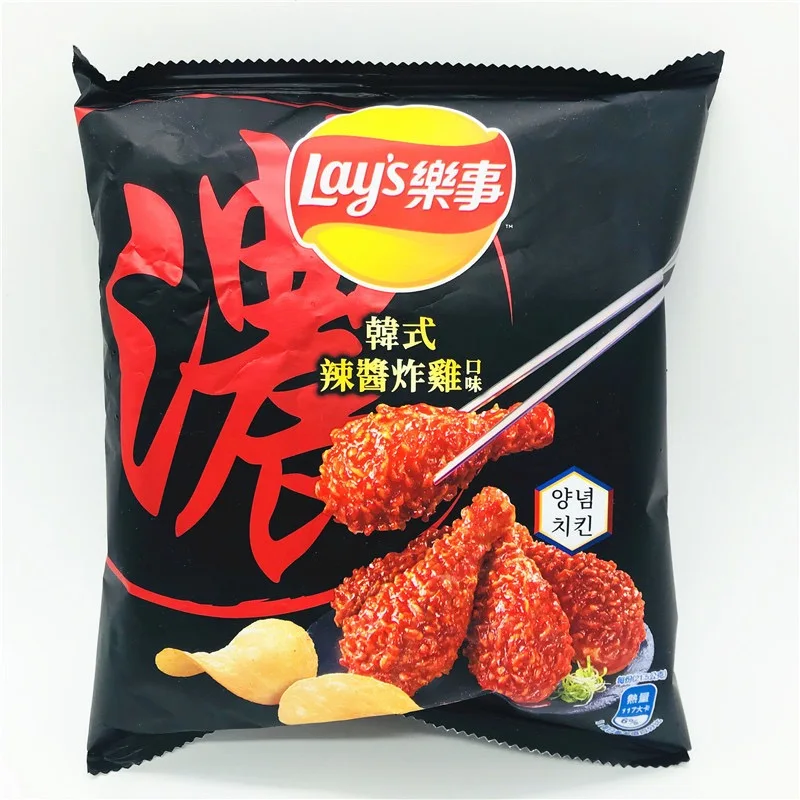 Taiwan Lays Potato Chips Korean Spicy Fried Chicken Flavor Potato Chips ...
