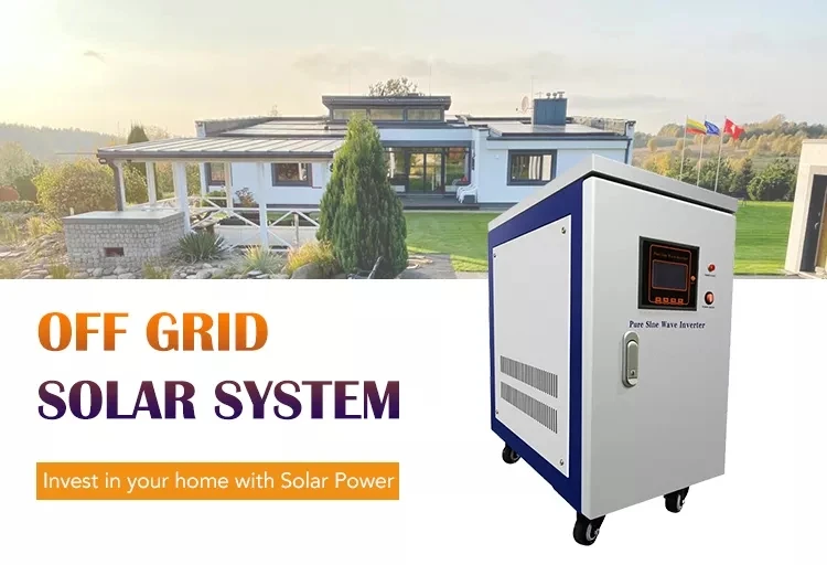 Complete Set High Efficiency Off Grid 5kw 10kw 30kw 220v Solar System Home 8kw Solar Energy ...
