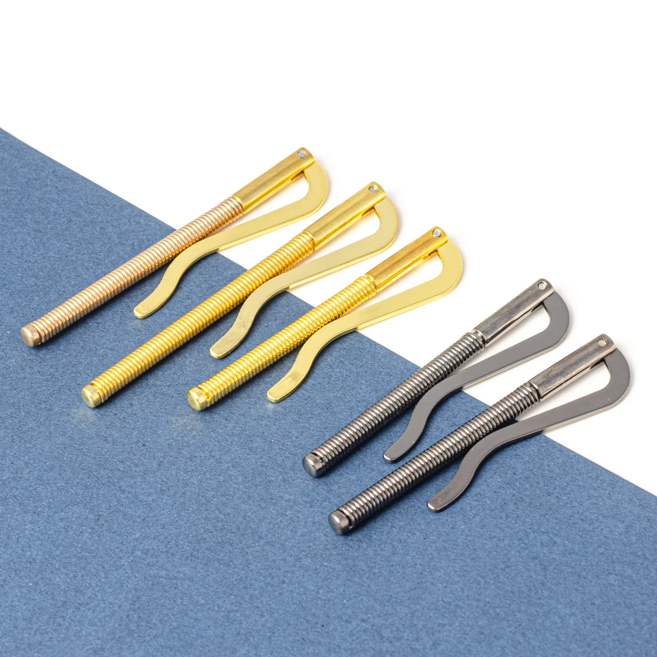 Wholesale High Quality Spring Loaded Bifold Money Clip Metal Money Clip ...