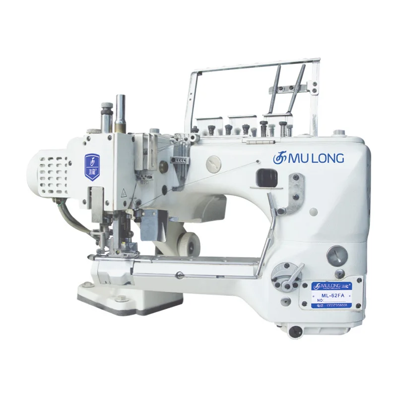 Curved Arm Four Needle Six Thread Circular Sewing Machine Single And ...