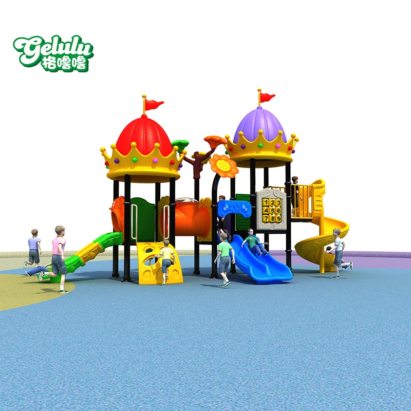 Small Crown Slides Outdoor Playground Equipment Park Play Equipment ...