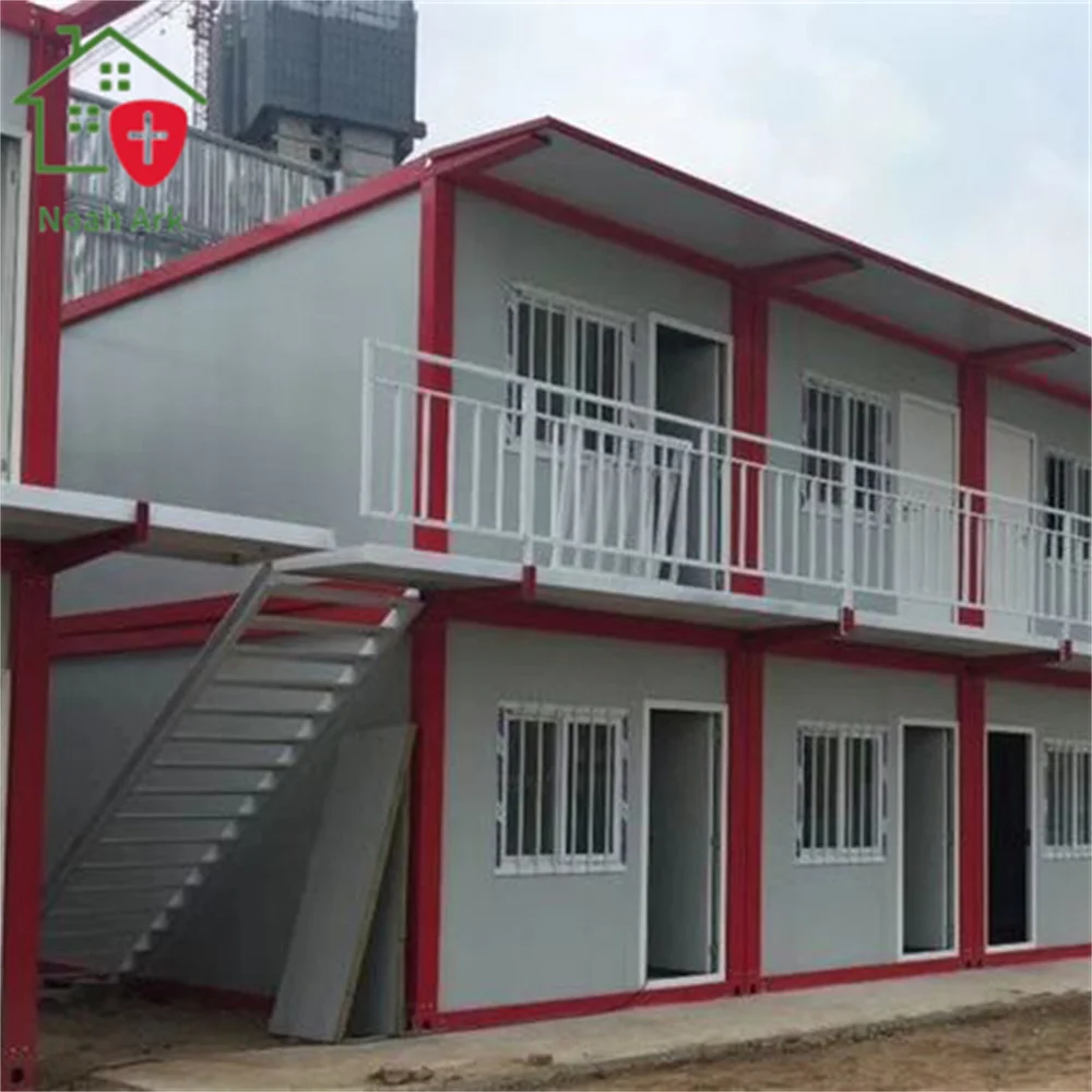 Two Story Apartment Building Prefab 20ft Container House Linkable ...