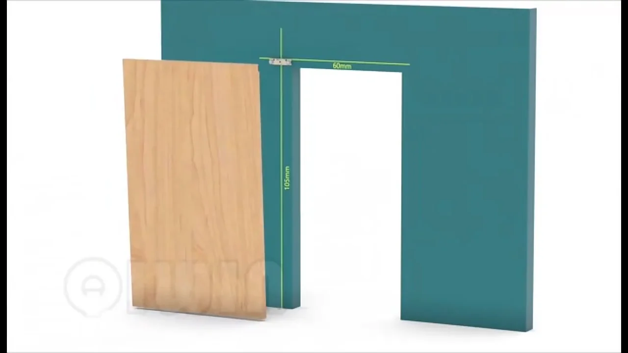 American Magic Sliding Wooden Doors With Completely Concealed Hardware ...