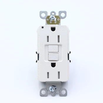 Etl Lumex Gf15 Gfci Wall Receptacle Outlet 15a Double White Ivory ...