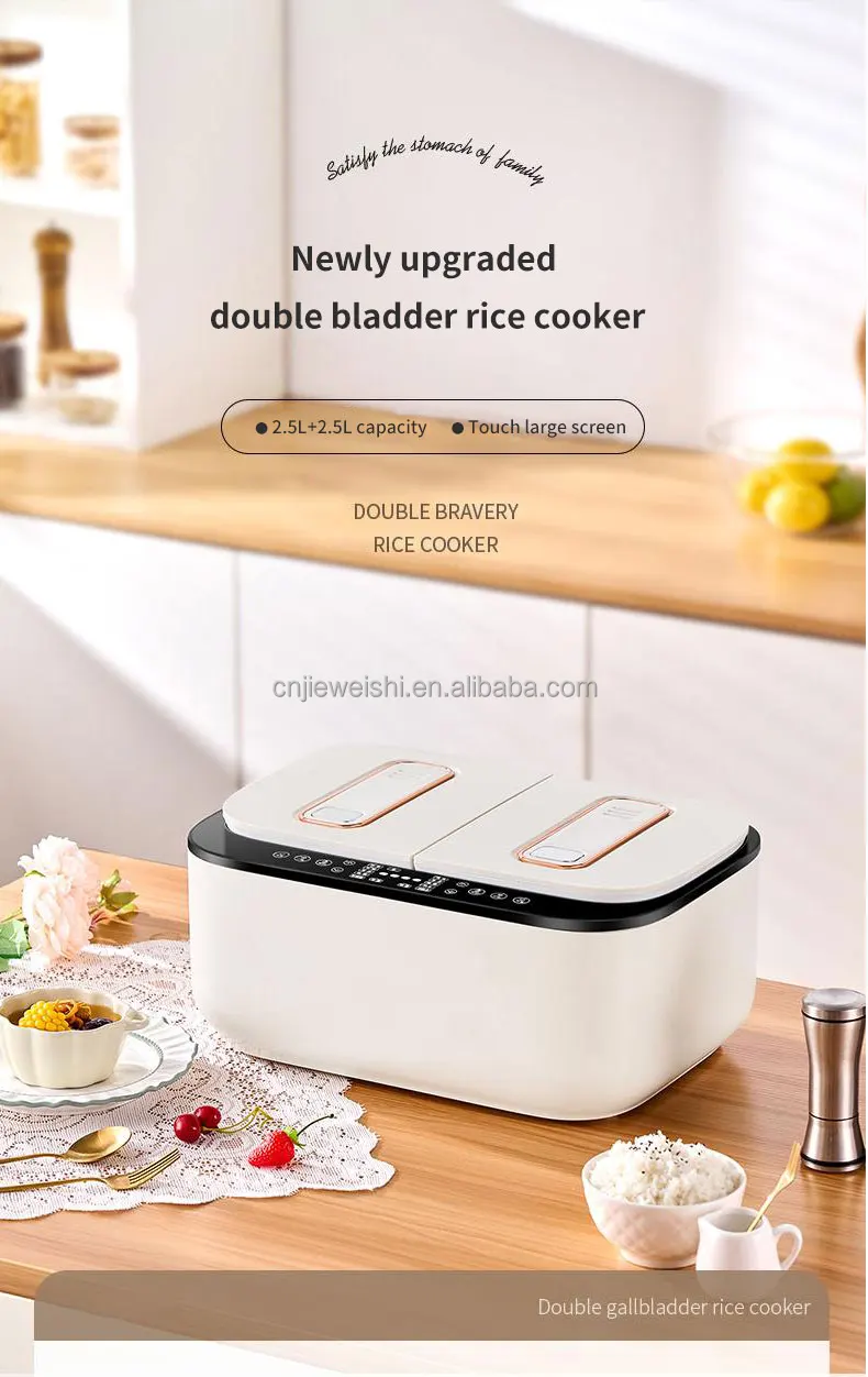 2024 Double Pot Rice Cooker - Multifunctional Kitchen Appliance
