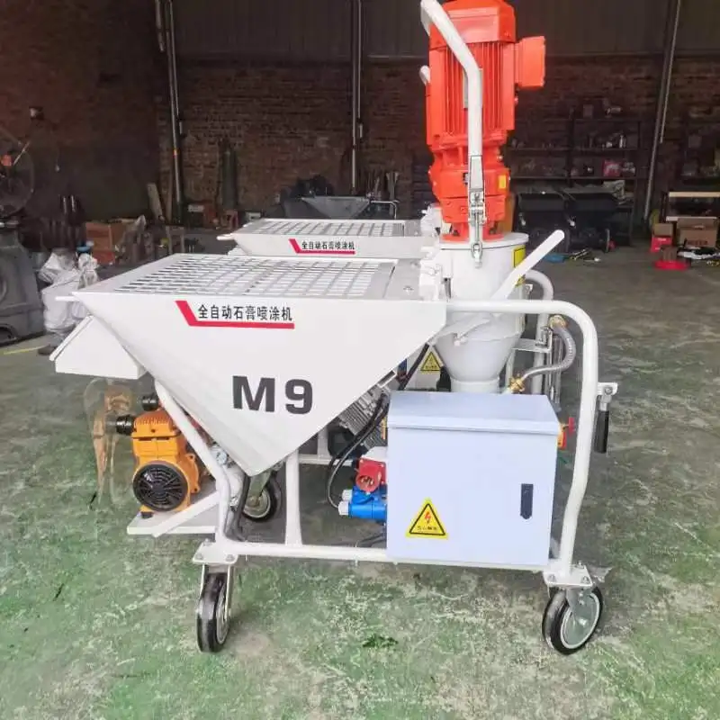 Dry Mixed Mortar Putty Gypsum Plaster Spraying Machine/Automatic ...