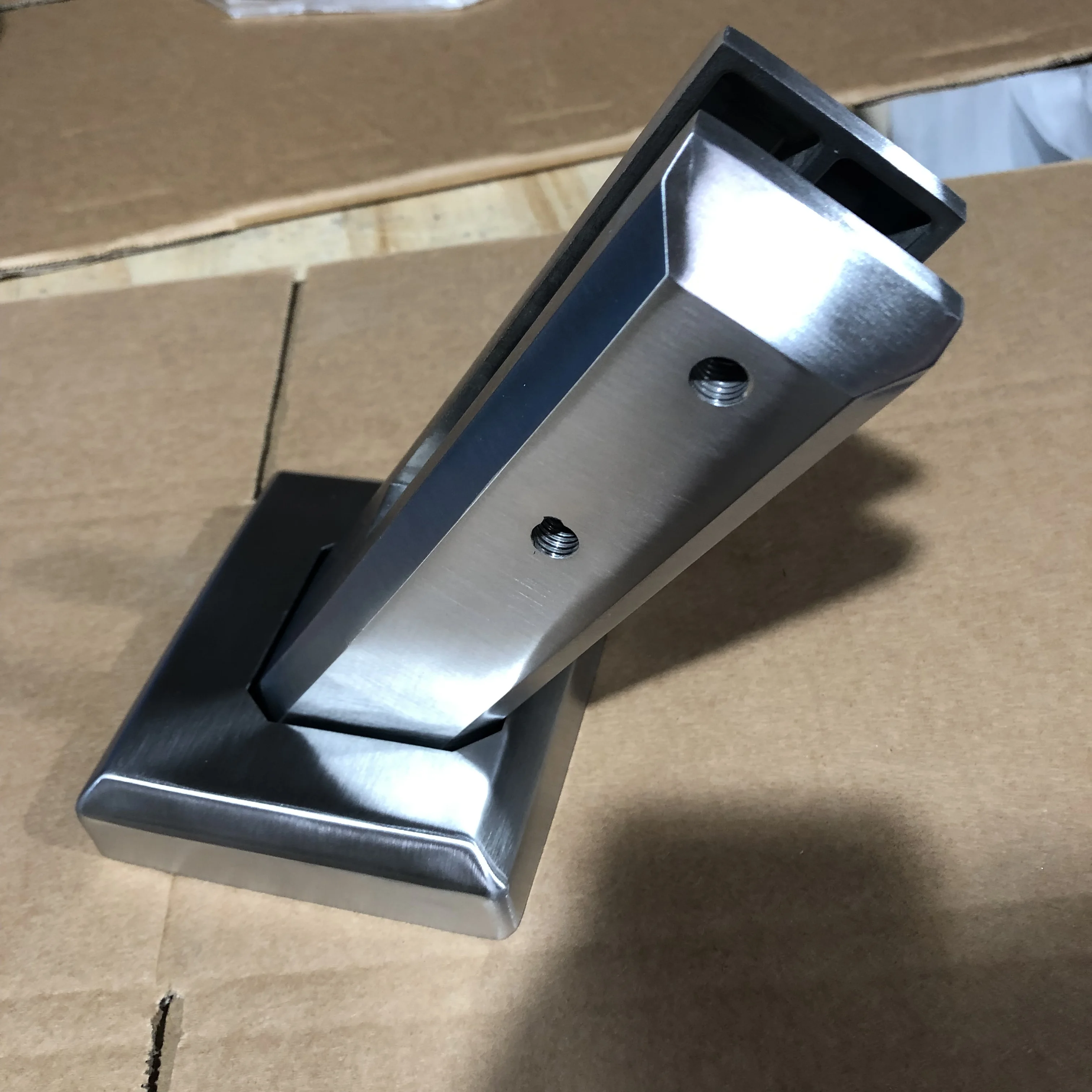 Zd Angle Tilt Adjustable Railing Square Base Mount Glass Spigot For ...