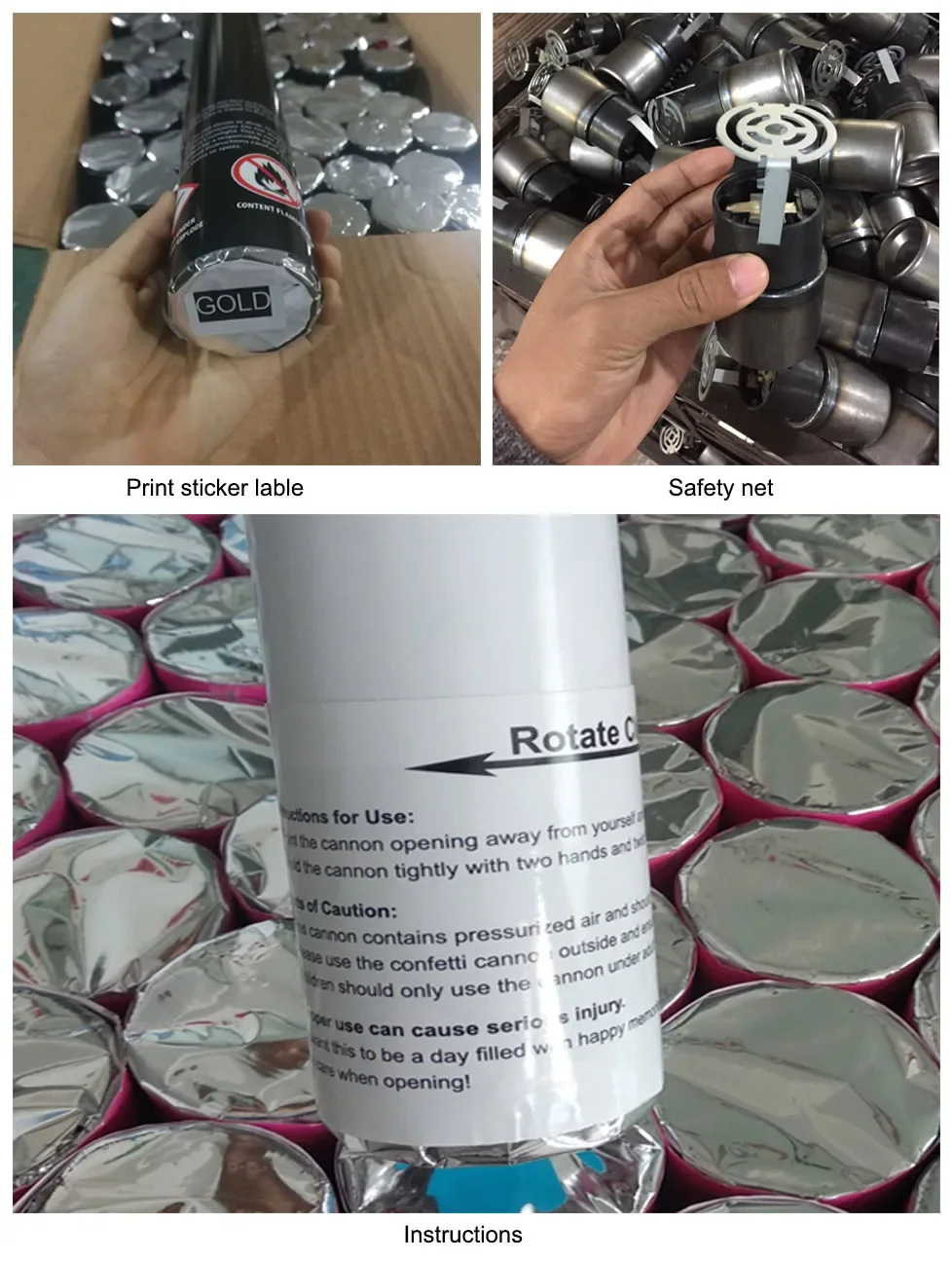 Compressed Air Factory Electric Confetti Cannon Confetti Party Popper ...