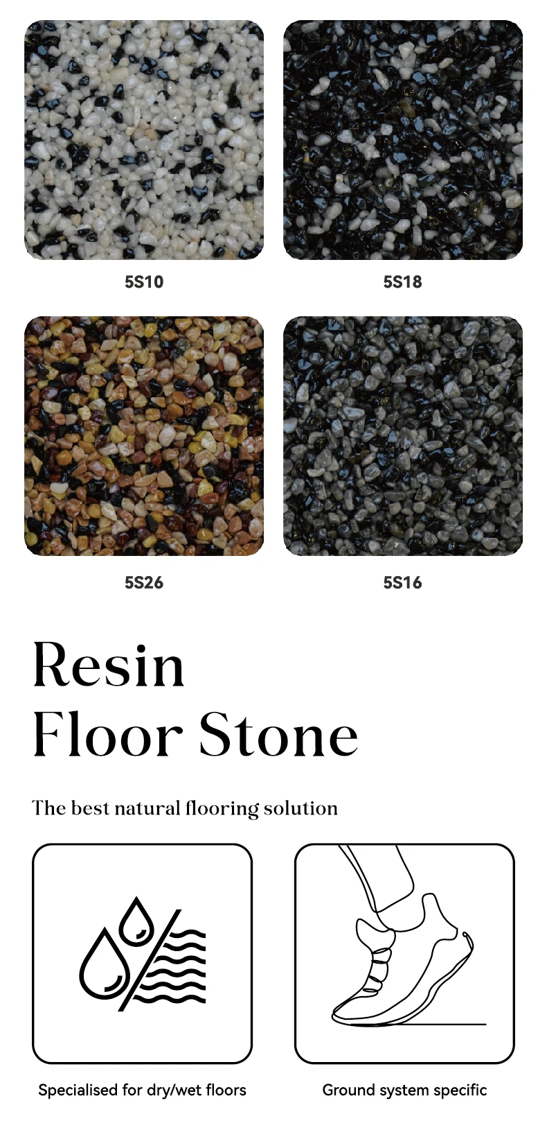 "Resin Washed Stone Epoxy Floor Coating & Paint"| Alibaba.com
