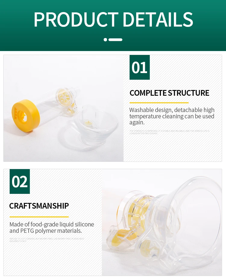 Oem Adult Pediatric Mdi Asthma Chamber Aerosol Spacer Inhaler ...