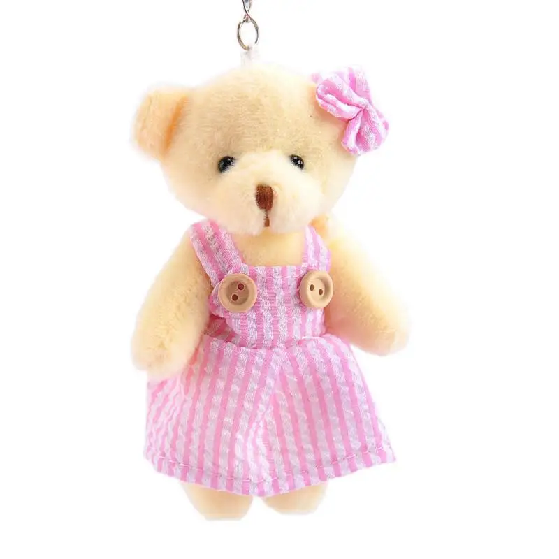 New Couple Teddy Bear Plush Keychains Toys Play House Toys Gift Plush ...